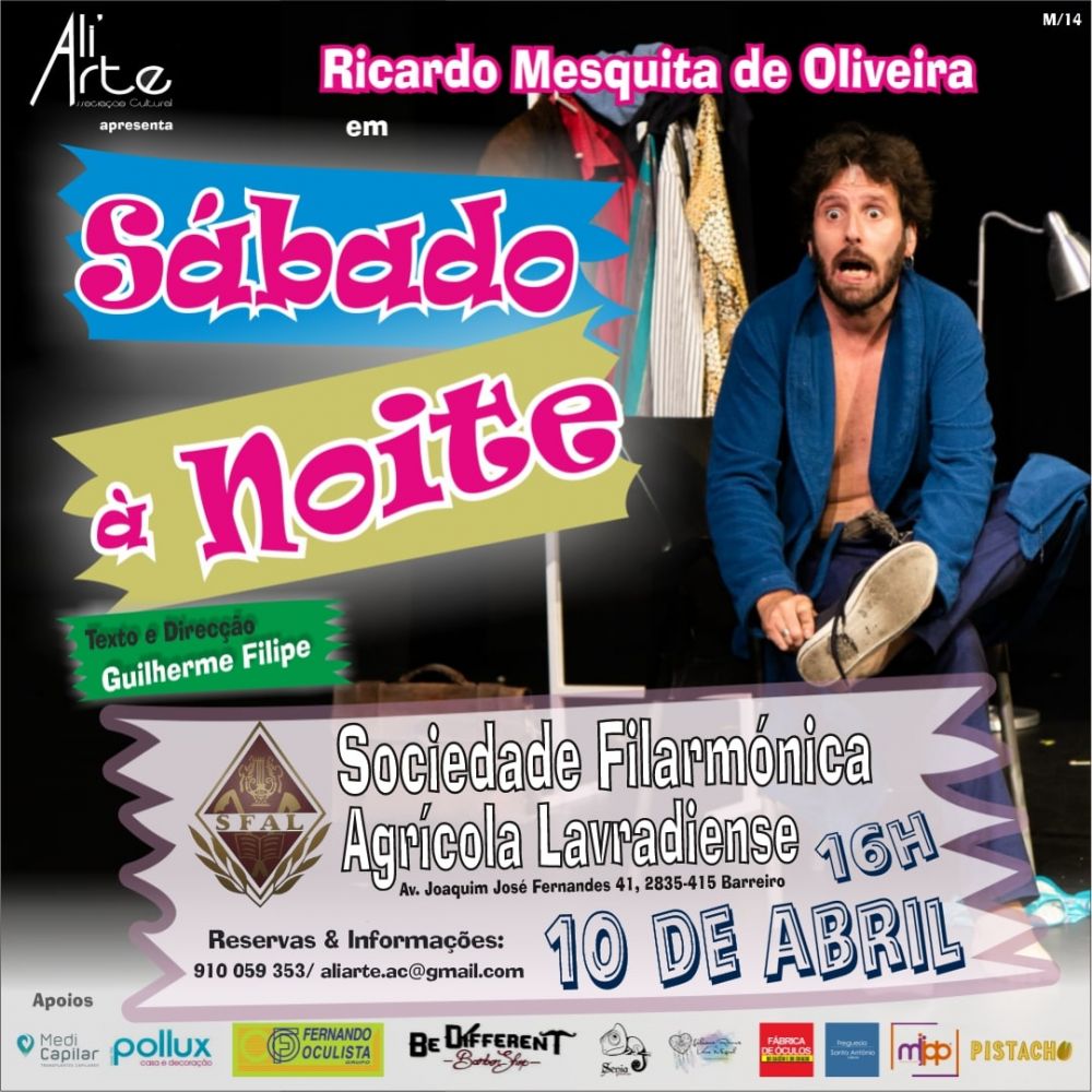 Comédia Teatral Sábado à Noite | e-cultura