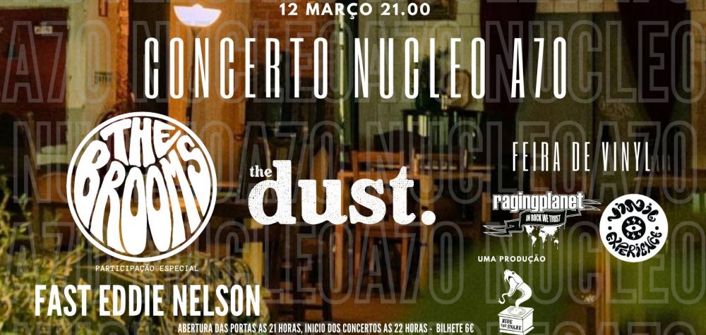 Concerto The Brooms c/Fast Eddie Nelson + The Dust - Feira de Vinyl | e ...