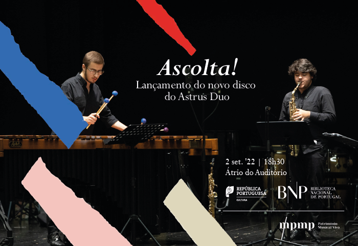 Lançamento do novo disco do Astrus Duo, Ascolta! | e-cultura