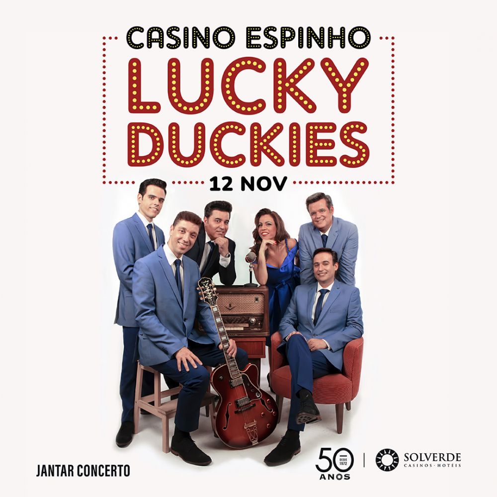 Lucky Duckies dão concerto cheio de glamour no Casino Espinho | e-cultura