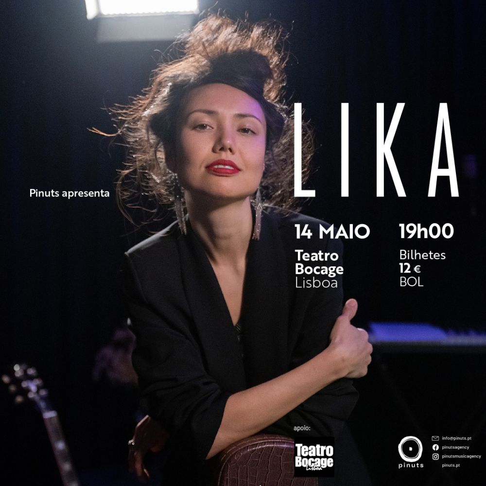 LIKA ao vivo no Teatro Bocage | e-cultura