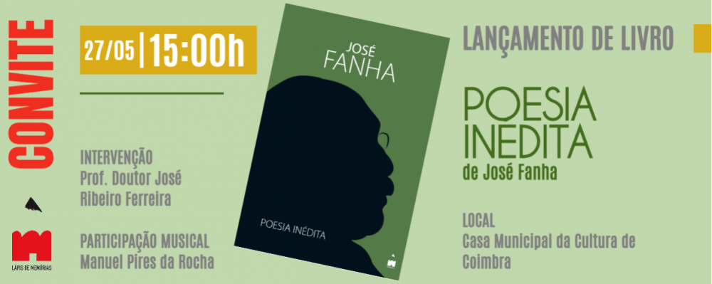 Lançamento do novo livro de José Fanha, Poesia Inédita da editora Lápis ...