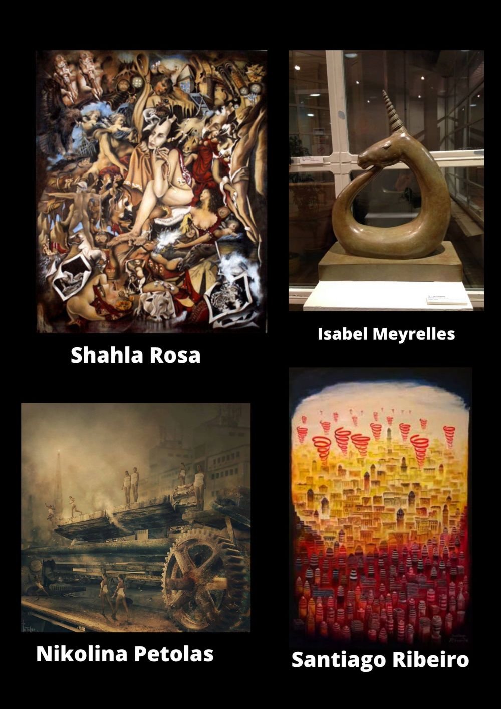 Shahla Rosa, Isabel Meyrelles, Nikolina Petolas e Santiago Ribeiro em ...