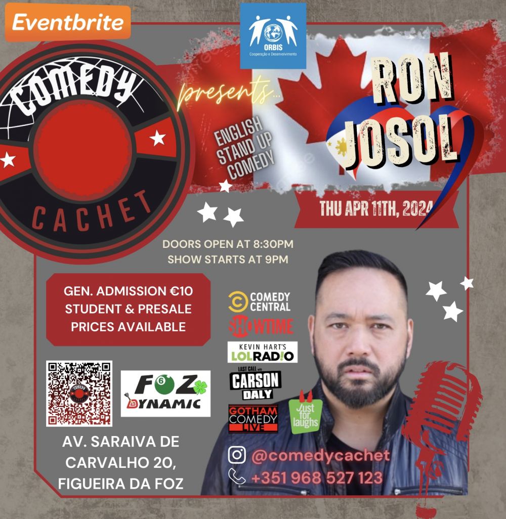 Stand Up Comedy - RON JOSOL - Live in Figueira da Foz | e-cultura
