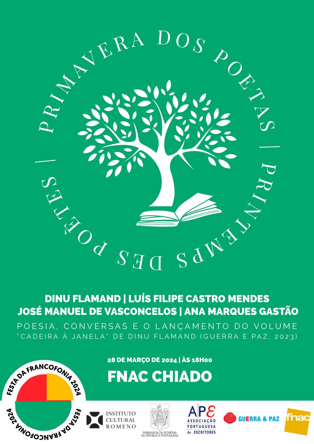 Roménia na Festa da Francofonia em Portugal. Printemps des poètes/ A ...